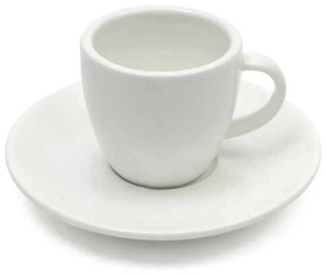 Maxwell and Williams Šálek na espresso s podšálkem 80 ml bílý - WHITE BASICS