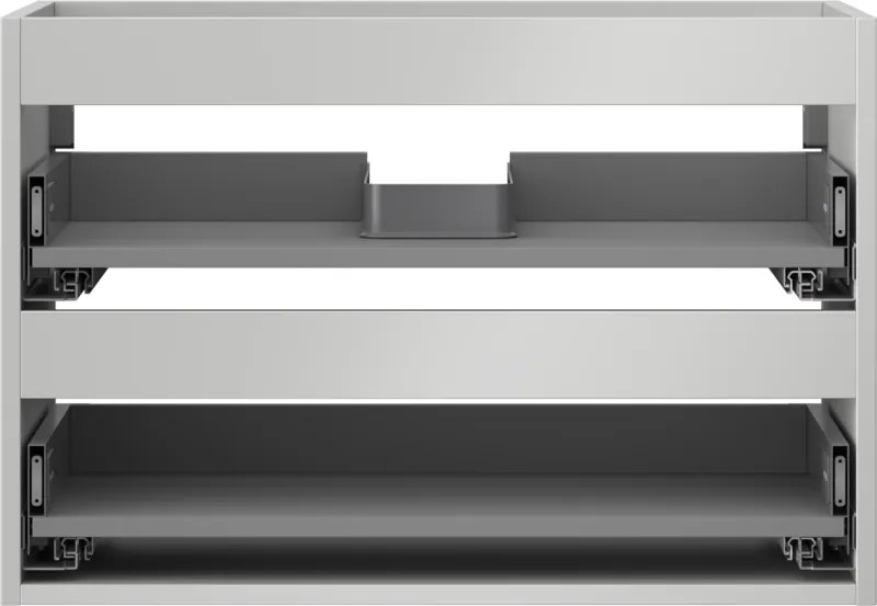 Mexen Box-A, závěsná skříňka 70 cm, 2 zásuvky, matná šedá, 91AX0-0700-470-2-62