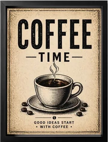 Coffee time - obraz - Káva a dobré nápady 06 - A3 – 297 × 420 mm - 299 Kč