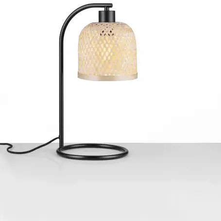 LED přírodně-černá stolní lampa Intra