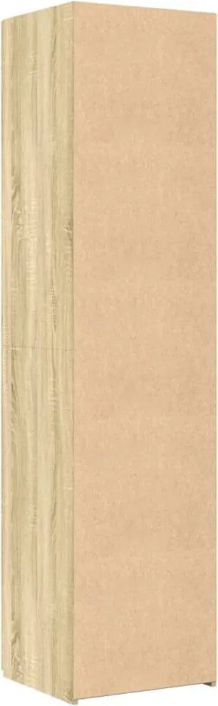 Skříň highboard dub sonoma 50 x 42,5 x 185 cm kompozitní dřevo 3281415
