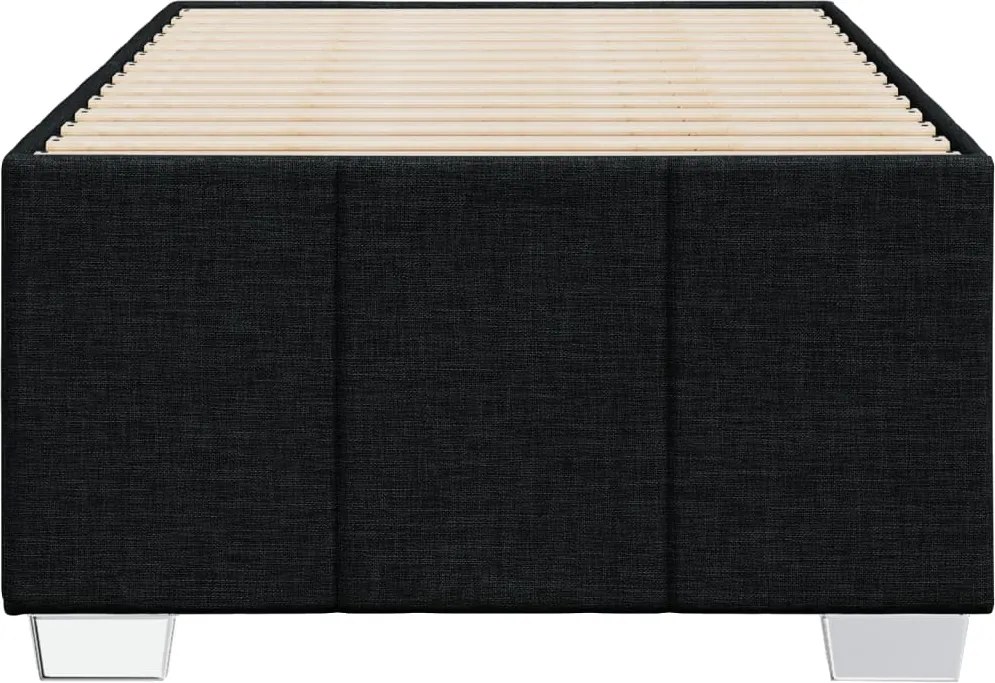 Rám postele bez matrací černá 90x200 cm textil 3284806
