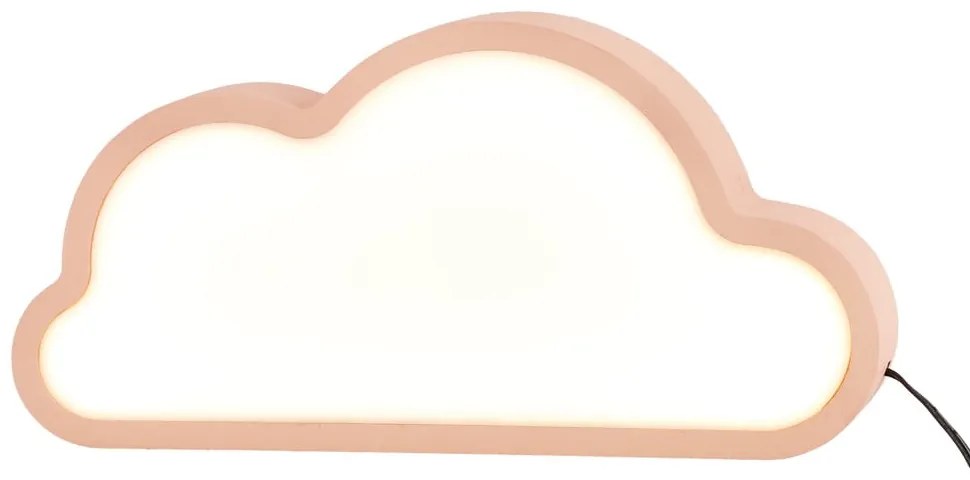 Růžová dětská lampička Cloud – Candellux Lighting