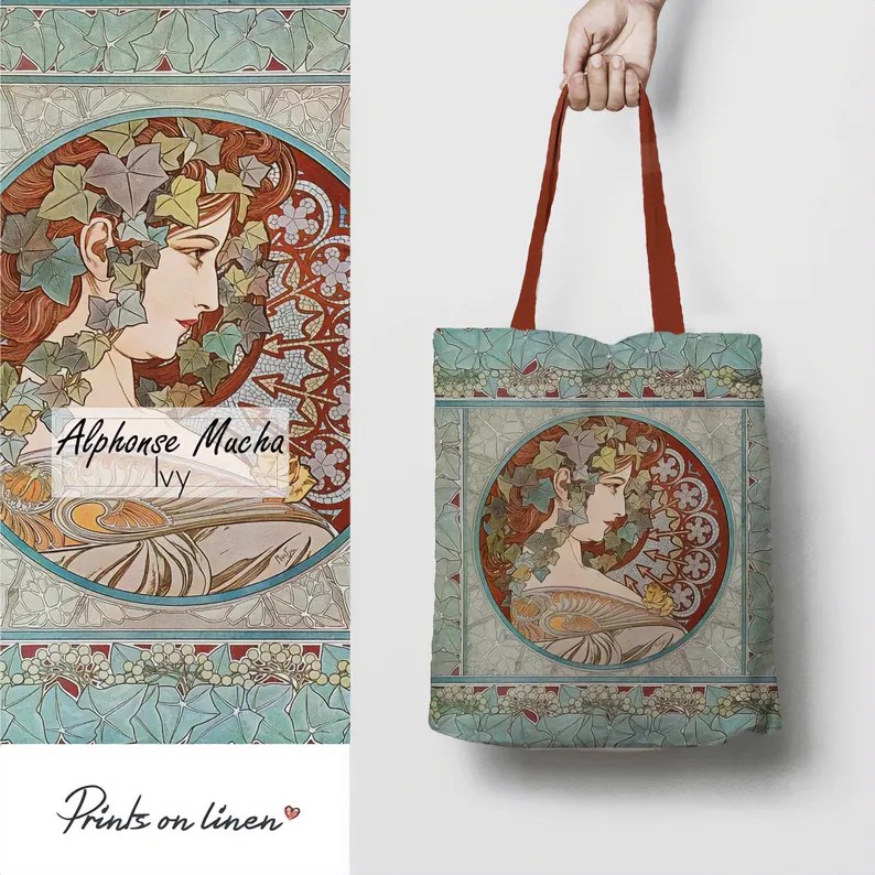 Lenbutik Taška Alfons Mucha Ivy