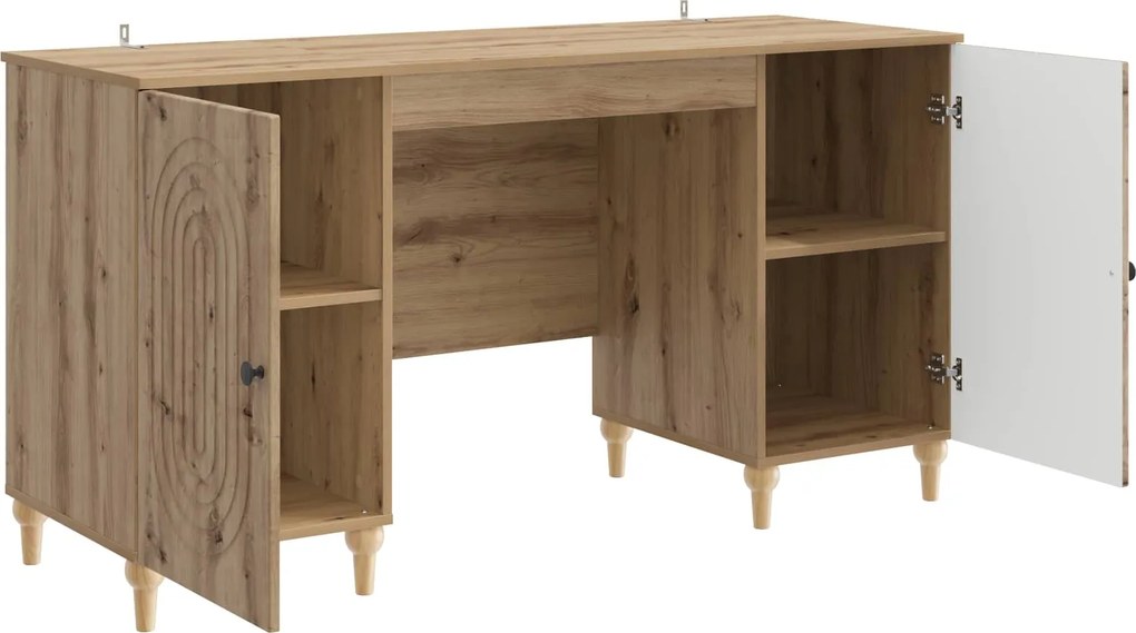 Stůl Dub artisan 142,5 x 50 x 75 cm Kompozitní dřevo 3414584