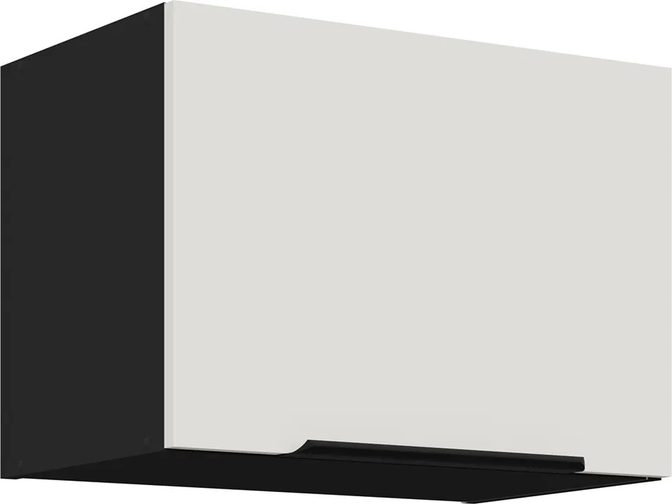 ARIA wb | horní skříňka 50 GU-36 1F výklopná | 50 cm | ANTI FINGERPRINT povrch | černá/bílá
