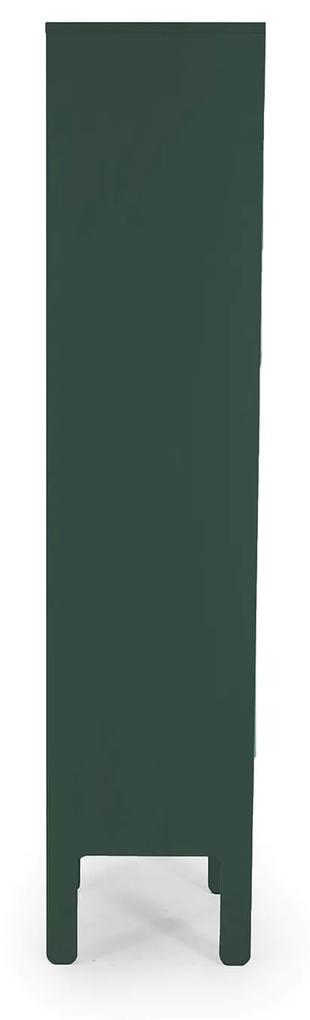 Vitrína nuo 40 x 178 cm zelená MUZZA