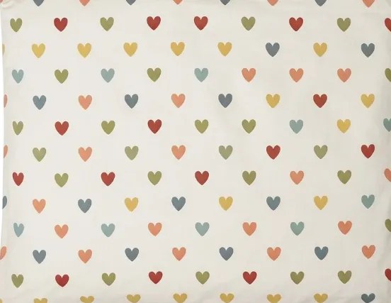 Bavlněné povlečení HEARTIS COLOURS krémové Rozměr povlečení: 70 x 80 cm | 140 x 200 cm
