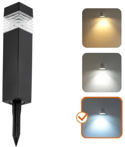 SADA 4x LED Solární lampa LED/0,06W/1,2V 1xAAA 6000K IP44 100 mAh