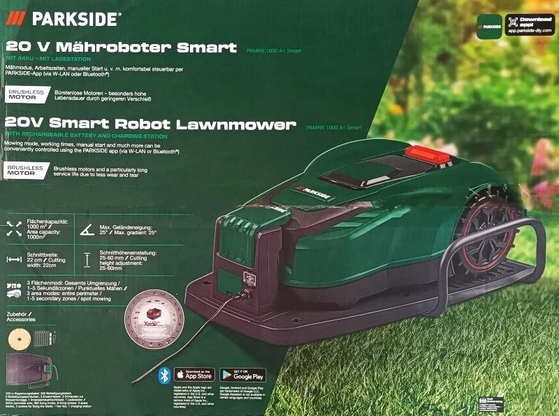 Parkside Robotická sekačka na trávu Smart Pamrs 1000 A1