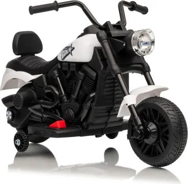Elektrická motorka STAR bílá