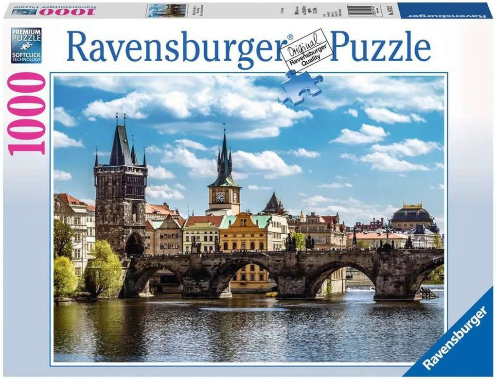 RAVENSBURGER Puzzle Praha Karlův most 1000 dílků 70x50cm skládačka 2419742