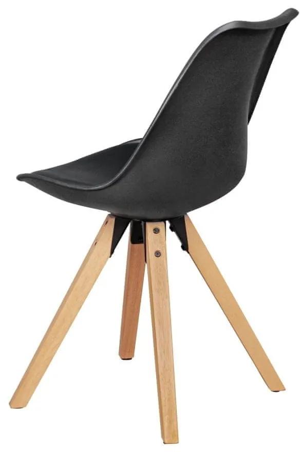 Bruxxi Jídelní židle Otto (SET 2 ks), černá