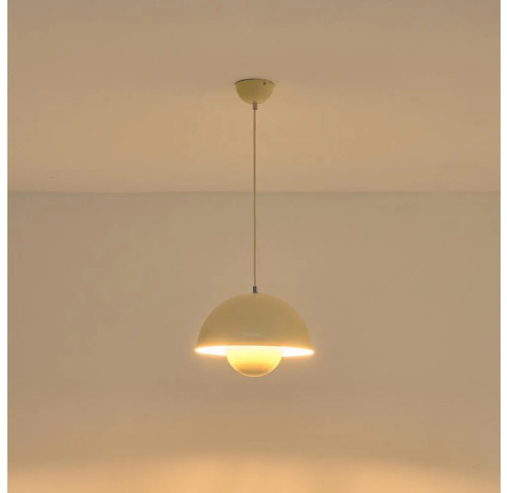 Eurolamp Lustr na lanku JARDEN 1xE27/15W/230V krémová 144-28554