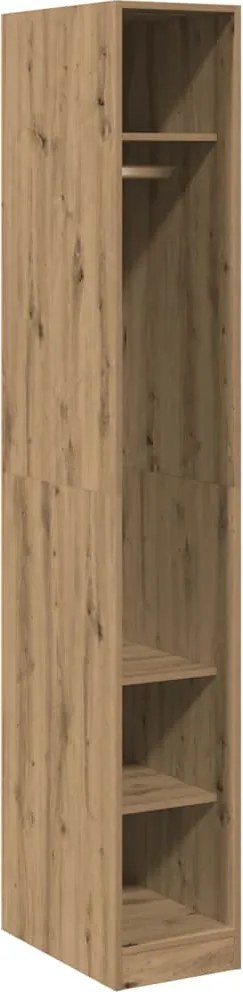 Šatní skříň dub artisan 30 x 50 x 200 cm kompozitní dřevo 3307692