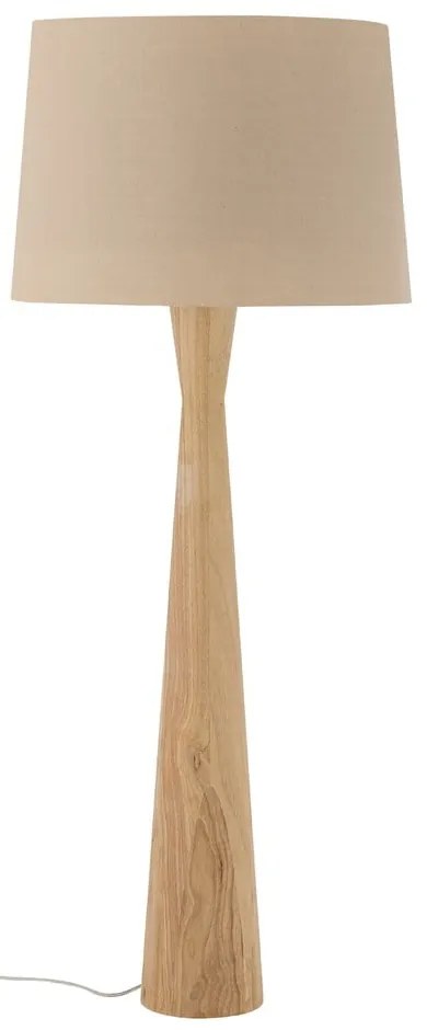 Béžová stojací lampa s textilním stínidlem (výška 130 cm) Leonor – Bloomingville