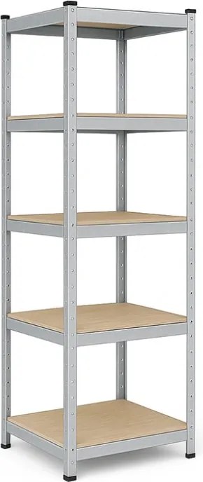 Regál 180x40x40 cm zinkovaný 5-policový, nosnost 875 kg - 2ks