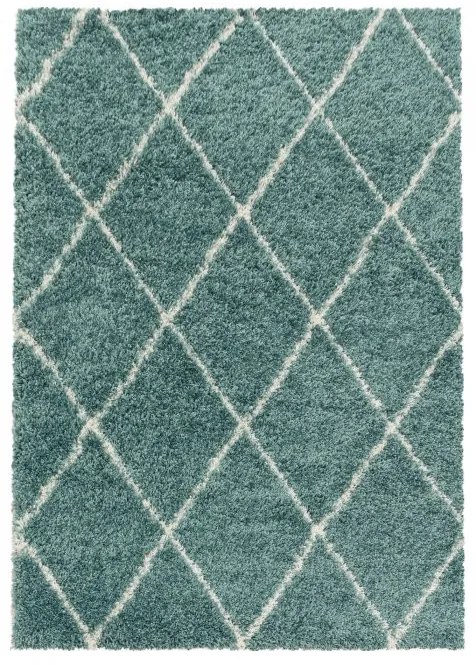 Vopi | Kusový koberec Alvor shaggy 3401 blue - Kruh průměr 160 cm