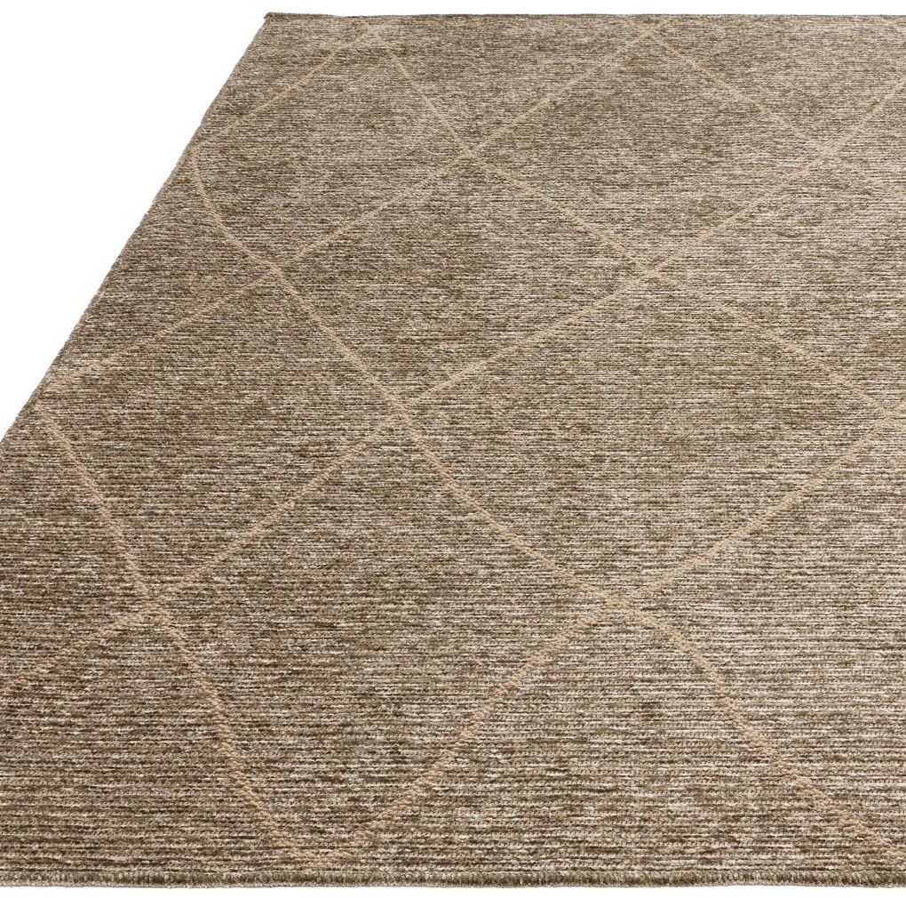 Tribeca Design Kusový koberec Fugali Taupe Rozměry: 120x170 cm