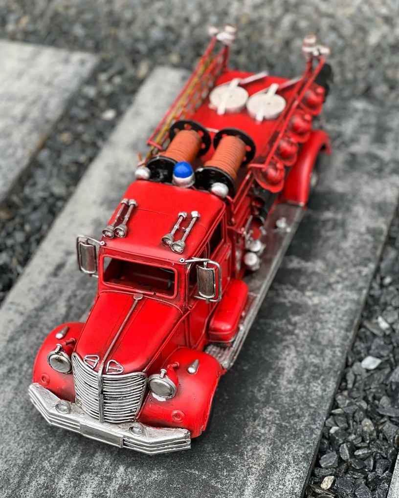 Plechový model - Požární vozy 3