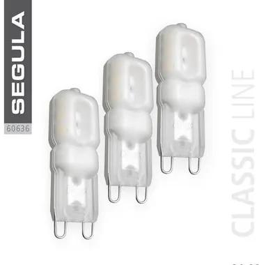 Segula LED žárovka 60636 230 V, G9, 2.5 W = 20 W, teplá bílá, A+ (A++ - E), 3 ks