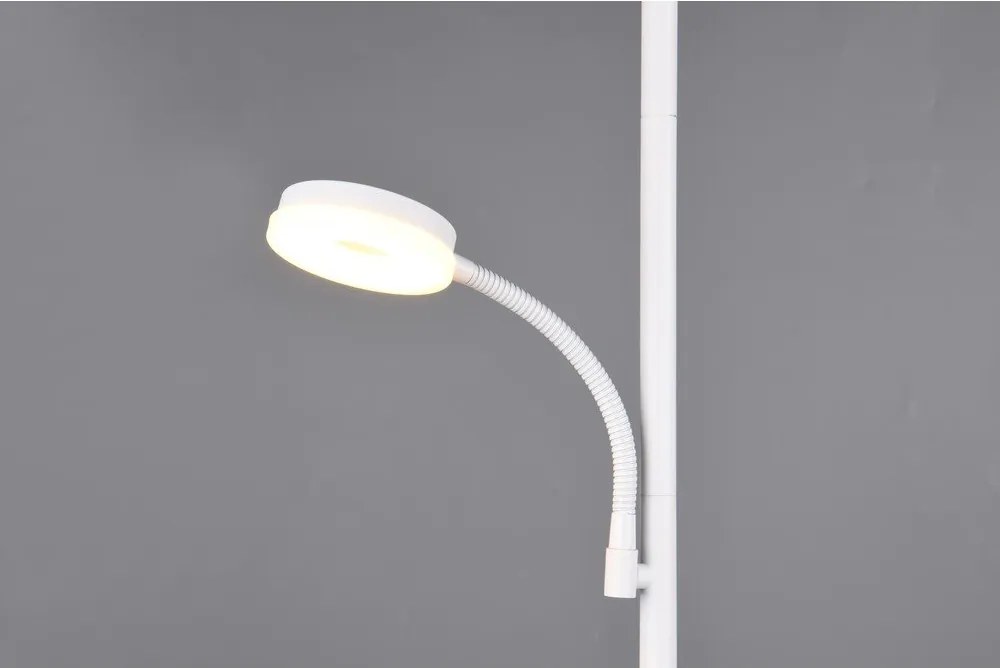 Bílá LED stojací lampa (výška 178 cm) Specter – Reality