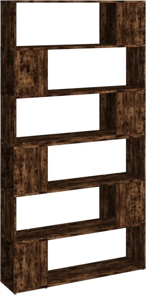 Knihovna / dělicí stěna kouřový dub 100 x 24 x 188 cm 3187603