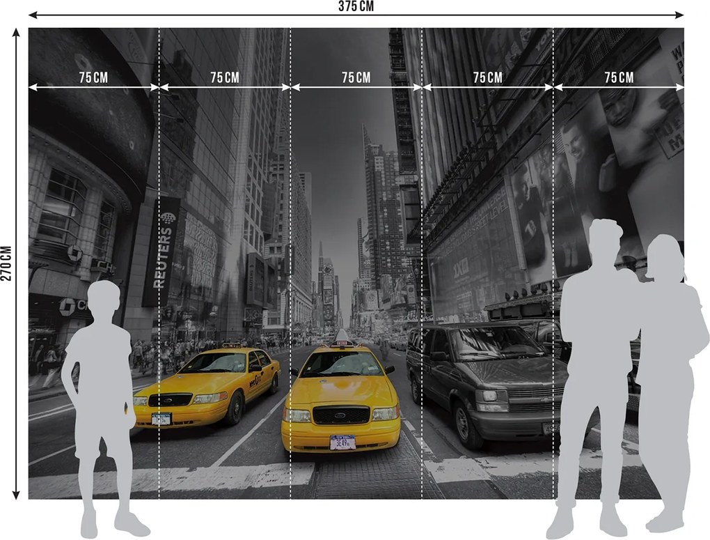 Fototapeta na míru V Ulicích New Yorku | Vliesová fototapeta na zed' | DFTNS2474