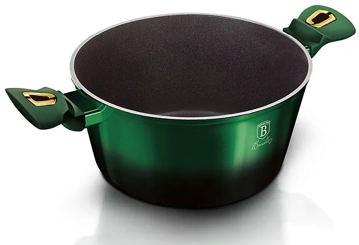 BERLINGERHAUS Kastrol s poklicí a titanovým povrchem 20 cm Emerald Collection BH-6057