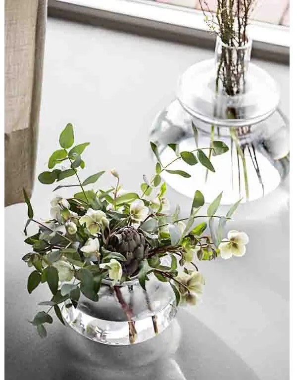 Zone Denmark Ručně foukaná váza 23 x 25 cm Pure Clear