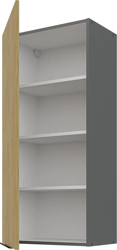 CREMONA ac | horní skříňka 50 G-108 1F policová | 50 cm | EXTRA VYSOKÁ | antracit/cremona