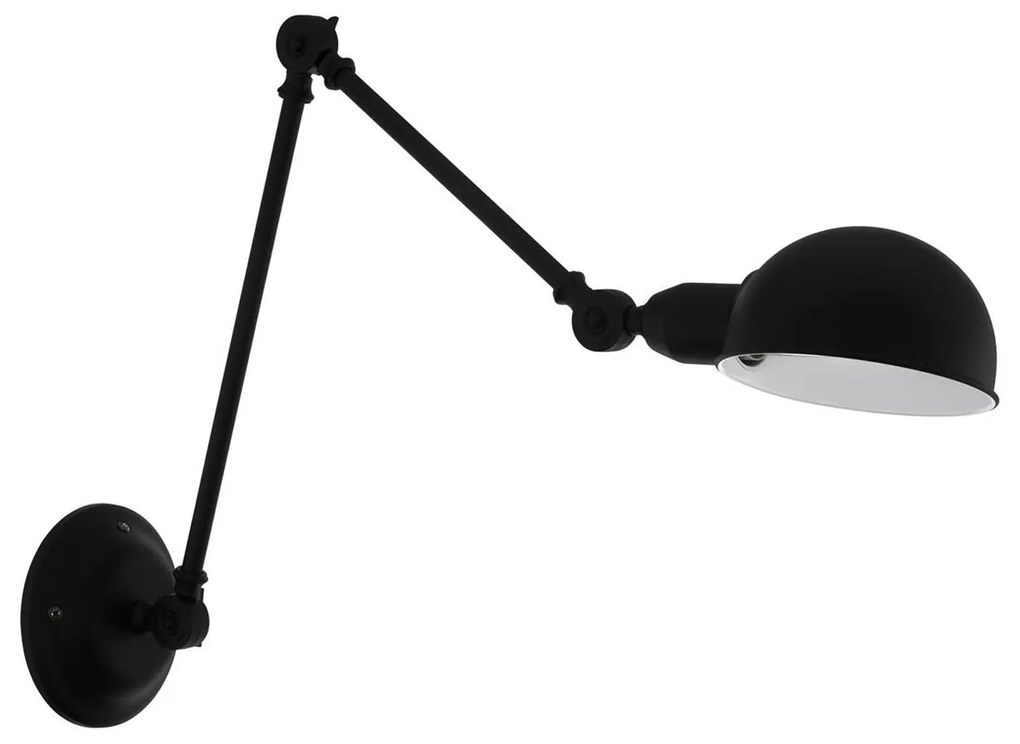 Nástěnná flexibilní lampa EXMOOR, 1xE27, 28W, černá Eglo EXMOOR 43338