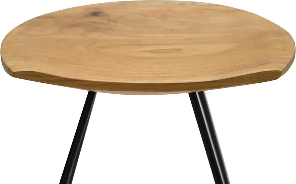 Barové stoličky 2 ks masivní teak 285203