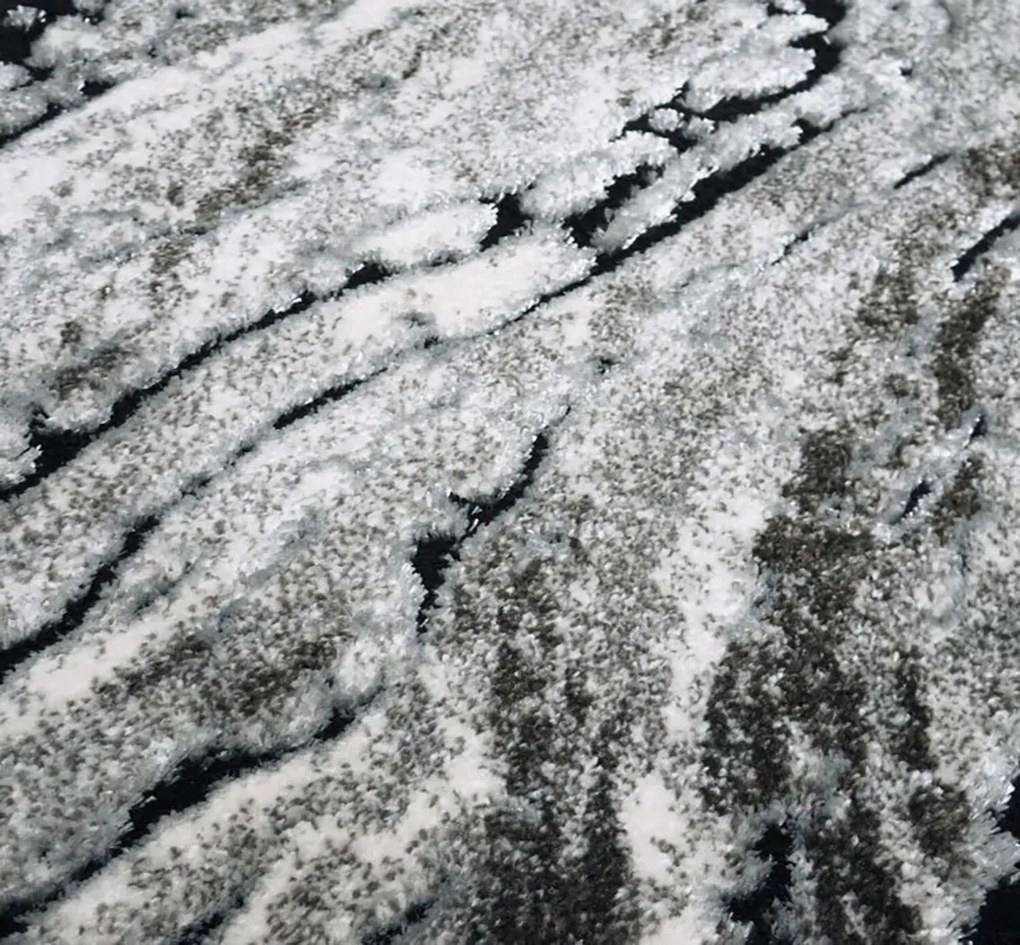 BE Koberec Miami Plus 0303 GREY - šedý obdélníkový Rozměr: 40x60 cm