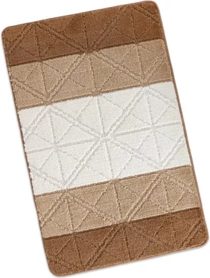 Bellatex BANY 60x100 cm 60x100 cm Trojúhelník Bílá,Hnědá
