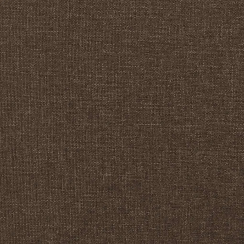 Box spring postel s matrací tmavě hnědá 120x190 cm textil 3269912