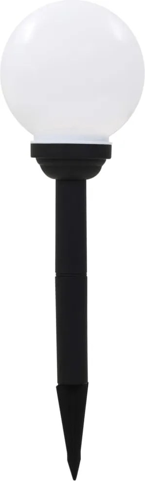 Zahradní solární lampy 8 ks LED kulovité 15 cm RGB 277125