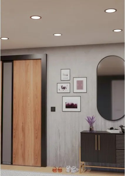 Eglo 901436-LED St. kou. pod. svítidlo FUEVA-Z LED/9,5W/230V 16,8cm IP44 chrom