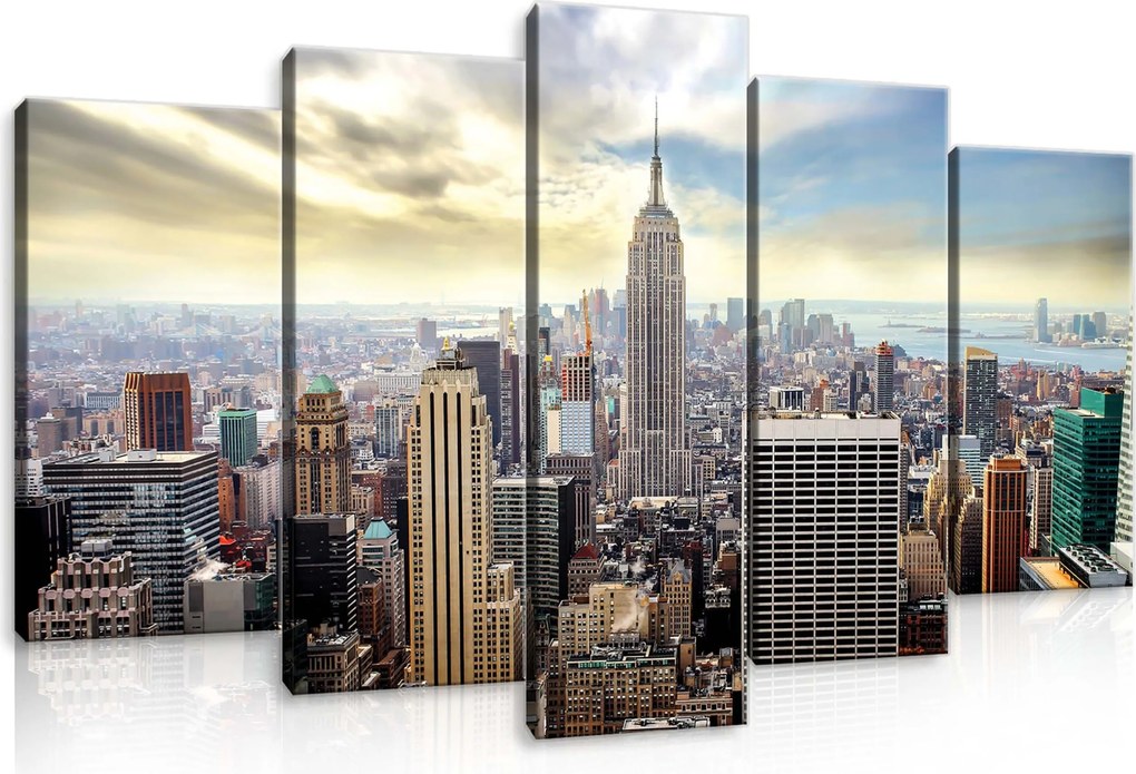Obraz 100x60 New York Manhattan Empire State Building mrakodrapy