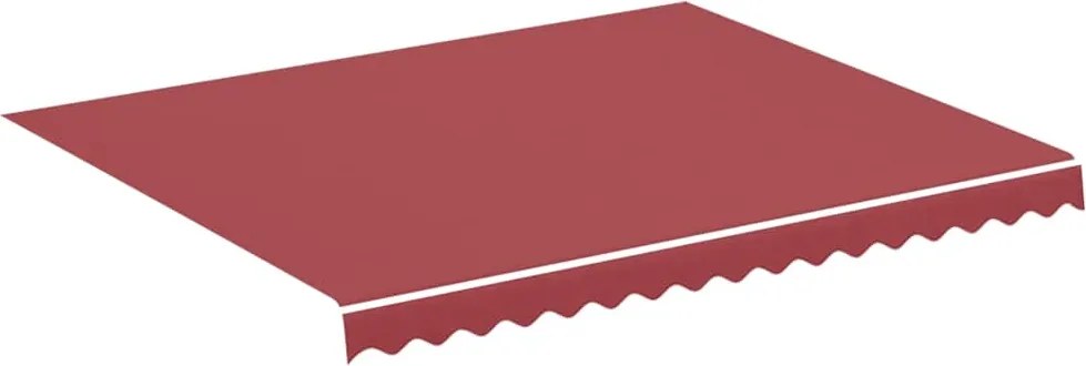 Náhradní plachta na markýzu vínově červená 300 x 250 cm polyesterová 311965