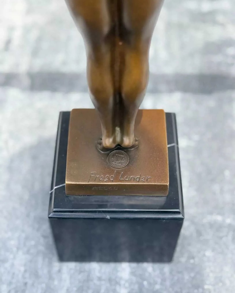 Bronzová socha - Ikarus Art Deco