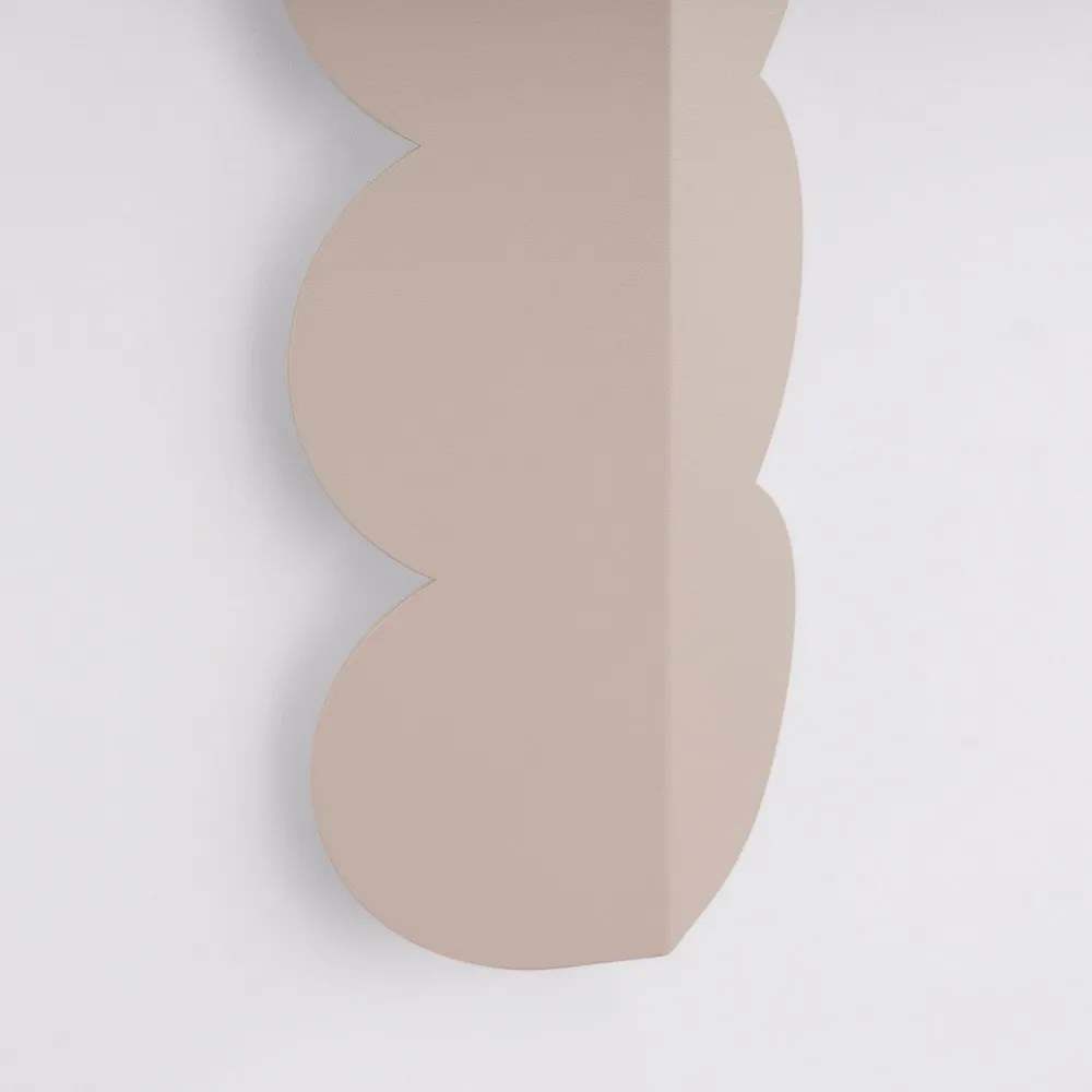 Taupe hliníkové nástěnné svítidlo BISCUIT – Thoro
