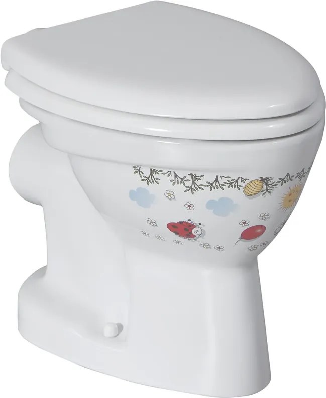 Sapho Sapho, KID WC mísa, zadní odpad, barevný potisk, CK310.11CB00E.FF00