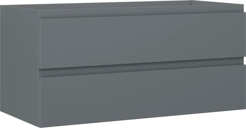 Mexen Orio, koupelnová skříňka 100 cm, 2 zásuvky, grafitová matná, 91A10-10047-2-BFF66