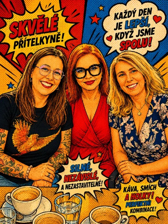 Hravý Pop-Art – Stylizovaný komiksový portrét na plátně z vaší fotky