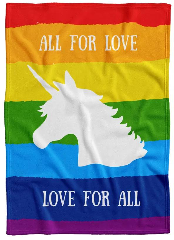 Deka LGBT Unicorn (Podšití beránkem: NE)