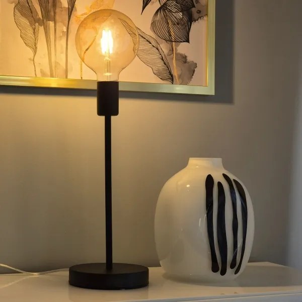 Stolní lampa ASTRID 1xE27/60W/230V matná černá