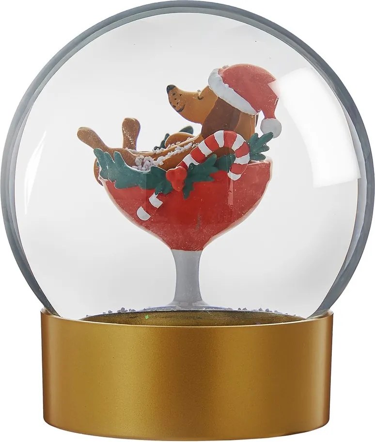 CELEBRATE X-MAS Sněhová koule pes 11 cm