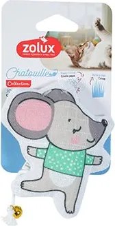 Zolux S.A.S. Hračka kočka CHATOUILLE Myška s puntíky Zolux