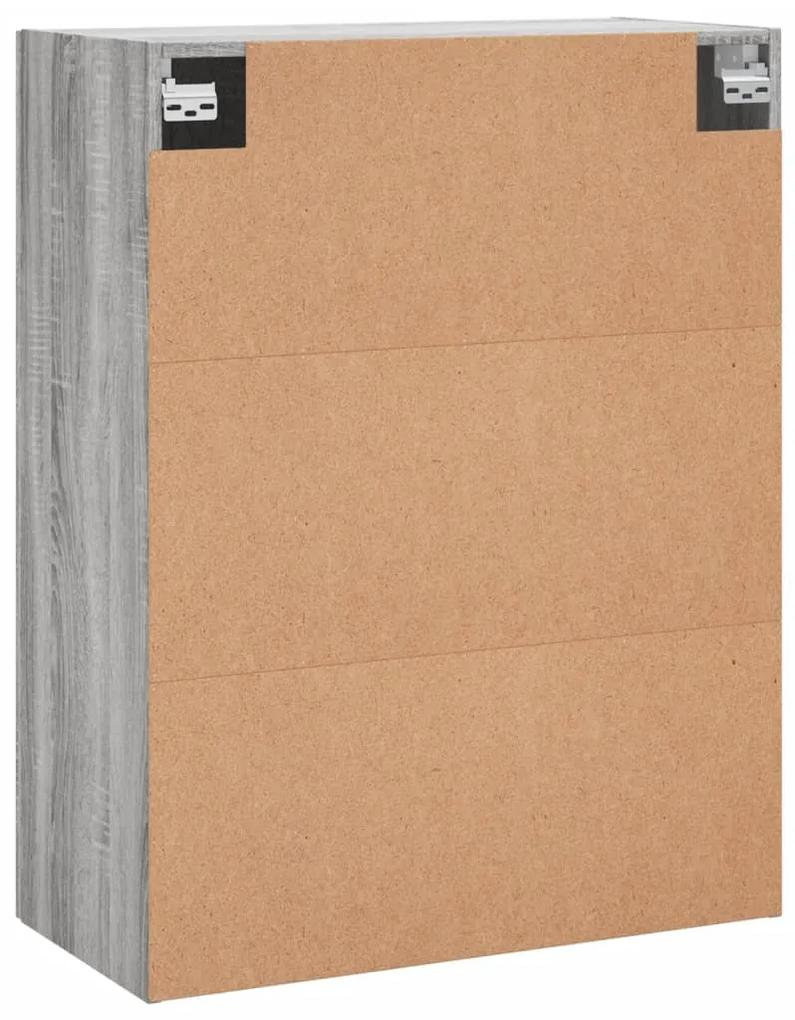 Nástěnné skříňky 2 ks šedé sonoma 69,5 x 34 x 90 cm,  3195633